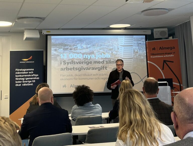 Ny rapport: 13 000 nya jobb i Sydsverige med sänkt arbetsgivaravgift ...